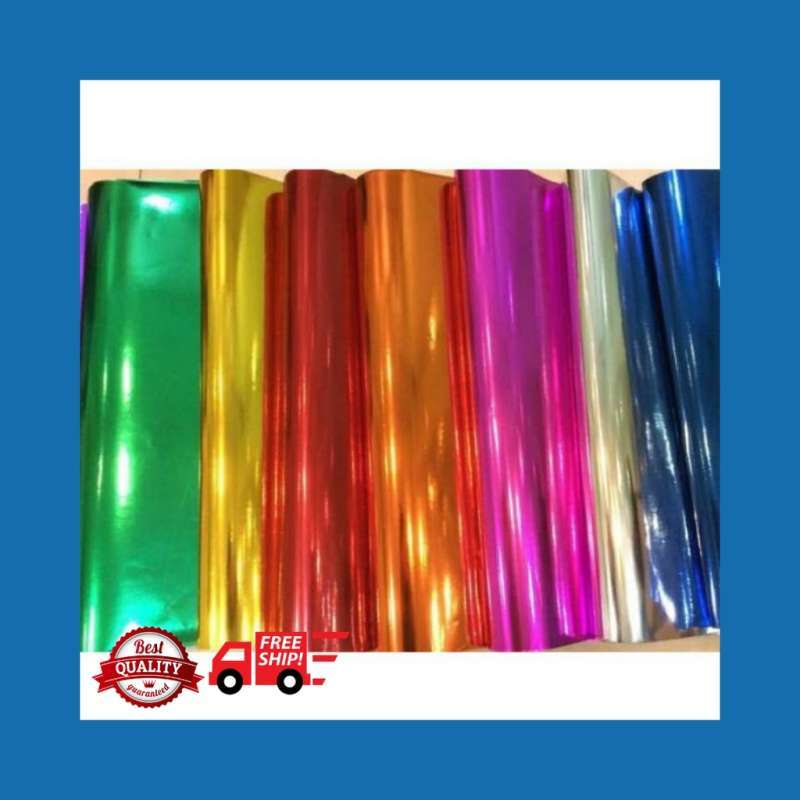 Jual Kertas Metalik / Kertas Emas/ Kertas Timah (ISI 25 ) - Hijau di ...