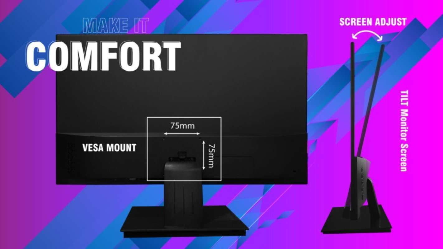 Jual Monitor CUBE GAMING RETINA 23.8 PRO F24V10H FHD IPS Frameless ...