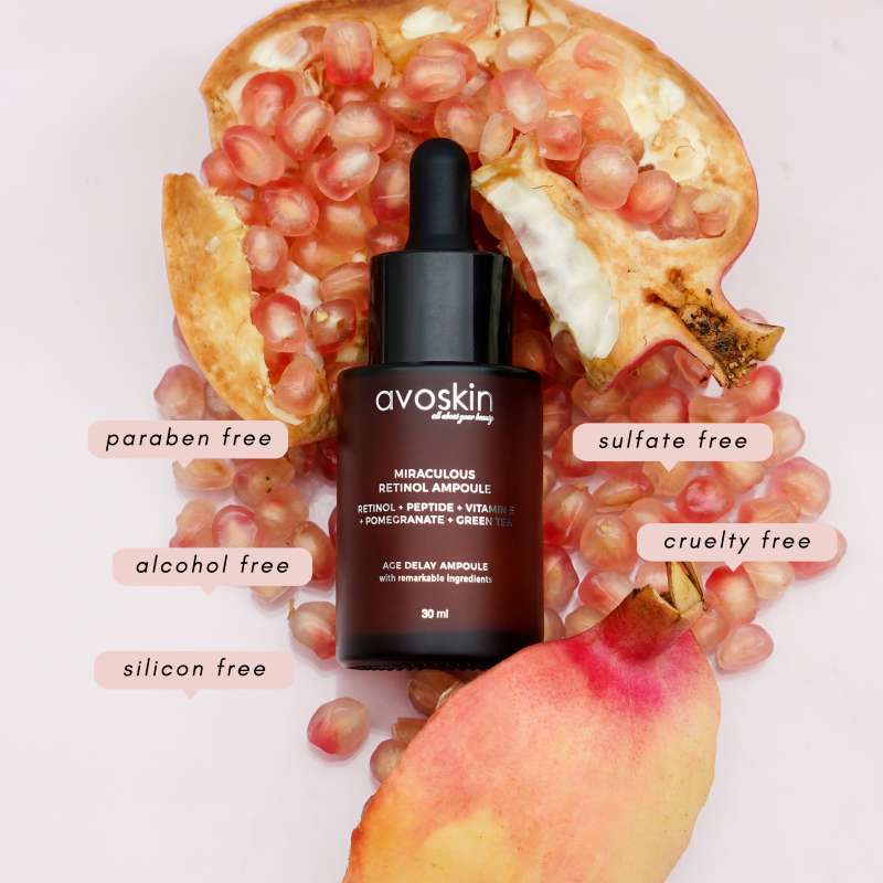 Jual Avoskin Miraculous Retinol Ampoule 30ml Original - Avoskin Retinol ...