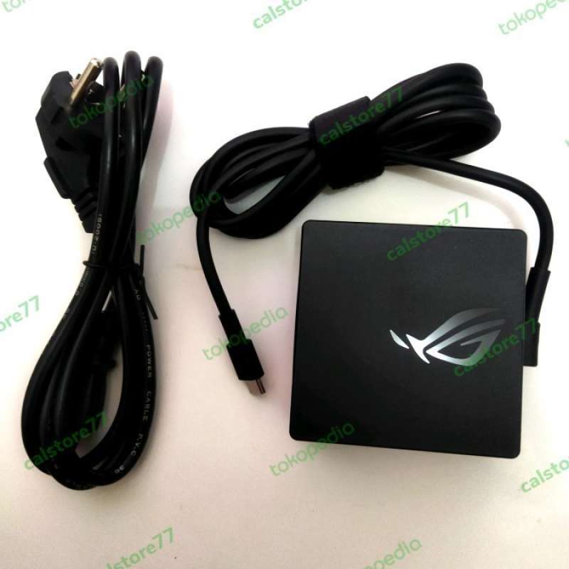 Promo Adaptor Charger Asus Rog Flow X13 Z13 Gv301 Gz301 Usb Type C 100w ...