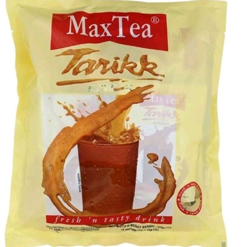 Jual Max Tea Teh Tarik 30 sachet 750gr di Seller Bimahappyshop ...