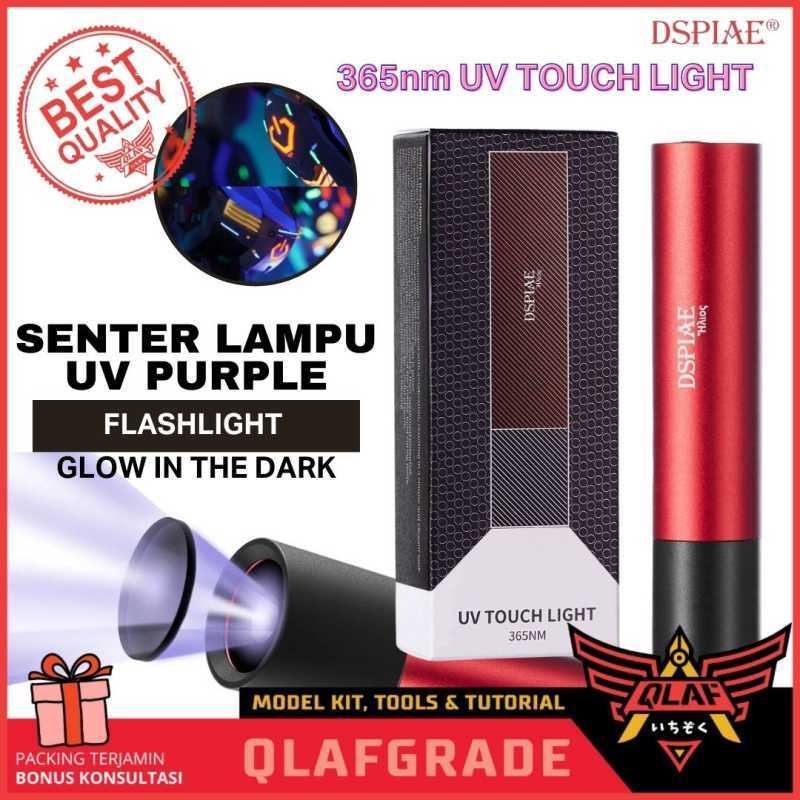 Jual Senter Lampu Uv Purple Flashlight 365nm Efek Glow In The Dark ...