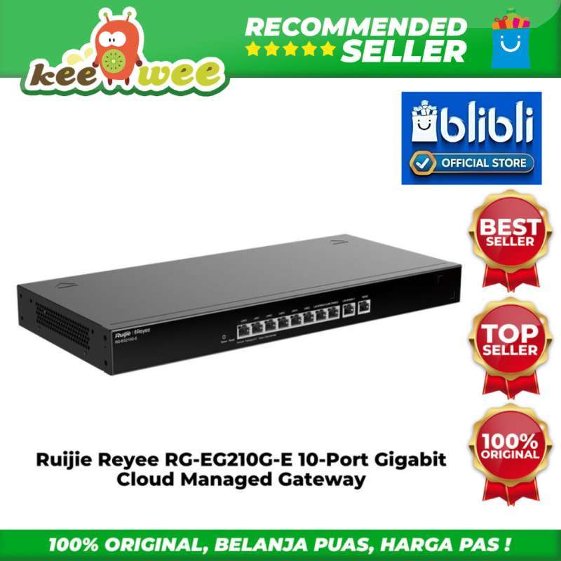 Jual Ruijie Reyee RG-EG210G-E 10-Port Gigabit Cloud Managed Gateway di ...