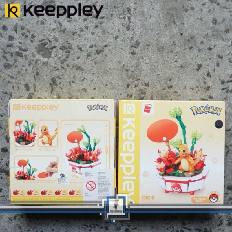 Jual Qman Keeppley Pokemon Bonsai Charmander K20218 Bricks Blocks Di ...