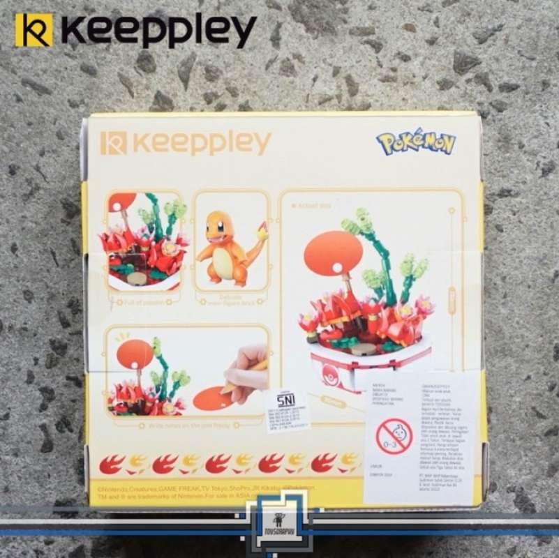 Jual Qman Keeppley Pokemon Bonsai Charmander K20218 Bricks Blocks Di ...