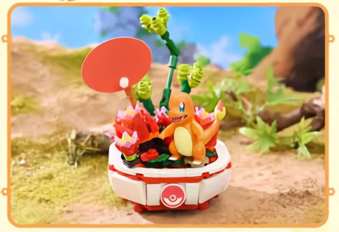 Jual Qman Keeppley Pokemon Bonsai Charmander K20218 Bricks Blocks Di ...