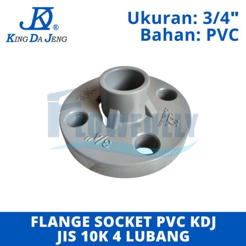 Jual Flange Pvc Aw 3/4 Inch Kdj Plendes Flen Socket Pipa Pompa Sambung ...