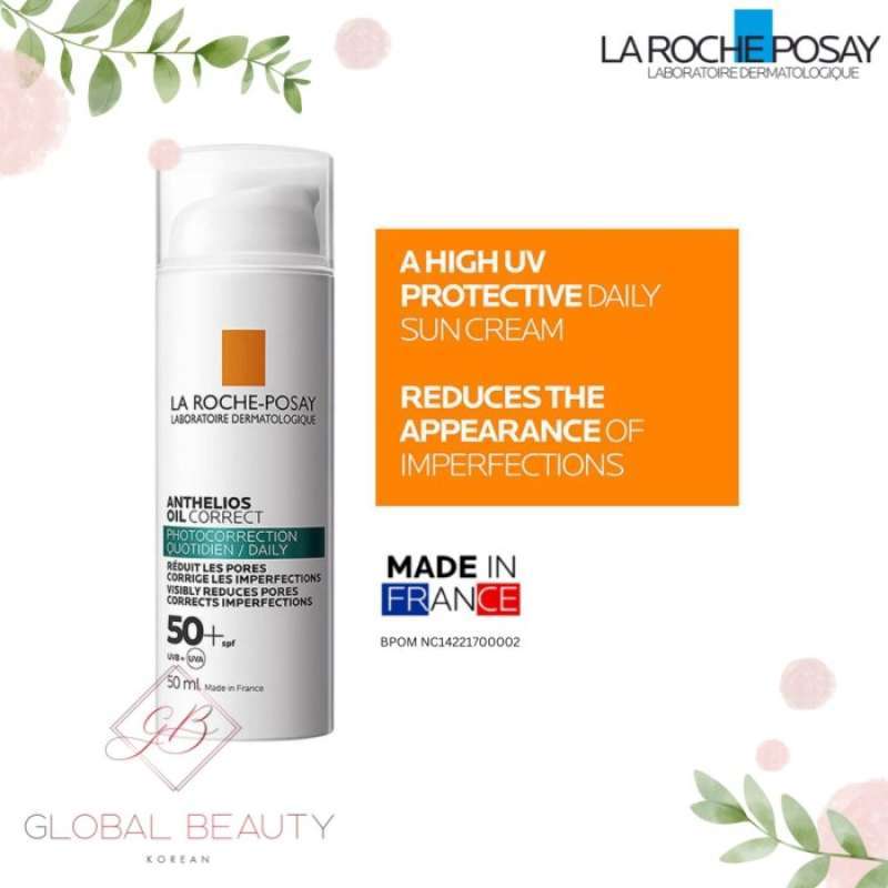 Promo La Roe Posay Anthelios Oil Correct Sunscreen Spf 50 Anti Acne ...