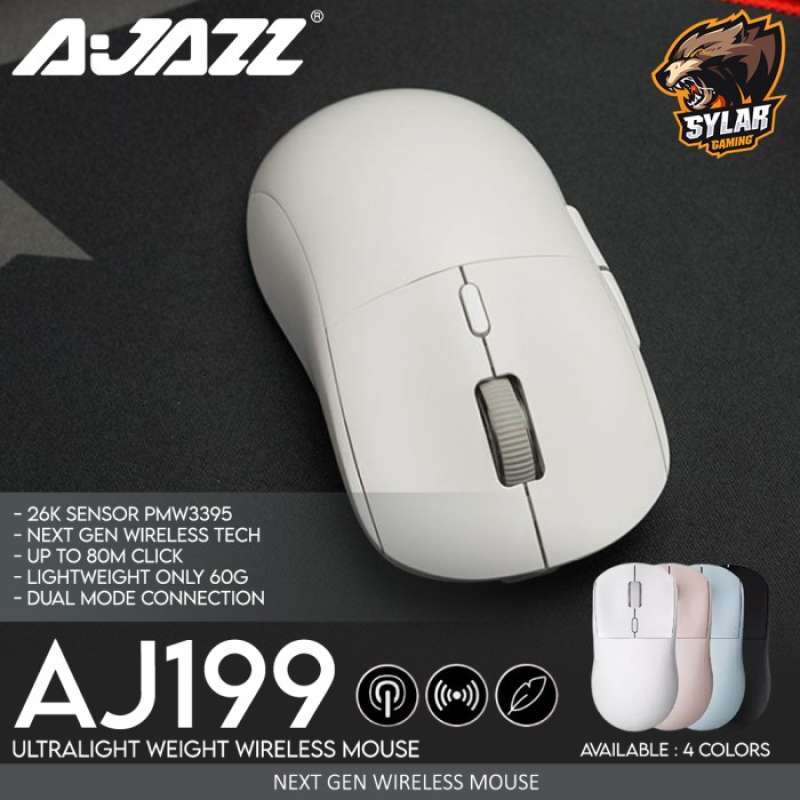 Promo New Ajazz Aj199 / Aj-199 Ultra-Lightweight Wireless Gaming Mouse ...