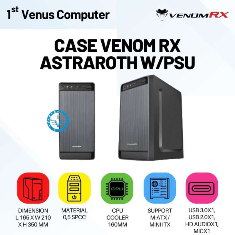 Jual Casing Venom RX Astaroth W/PSU / CASE43-VEN di Seller Venus ...