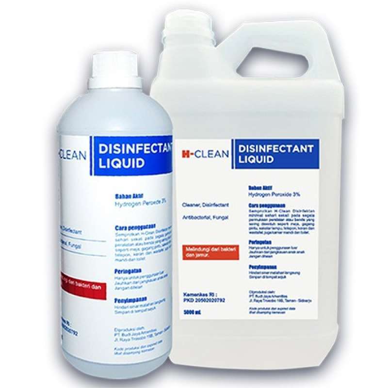 Promo H-Clean Disinfectant Liquid 5 ltr Diskon 23% di Seller Jamica ...