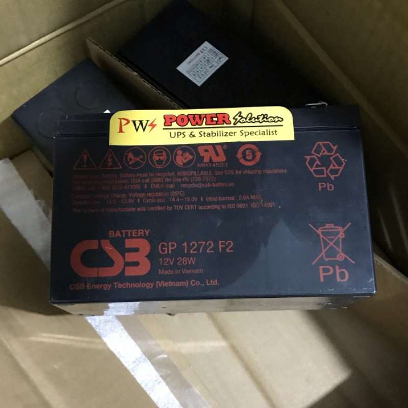 Promo Sale Battery / Aki Ups Csb 12V 7,2Ah Terbaru Diskon 31% di Seller ...