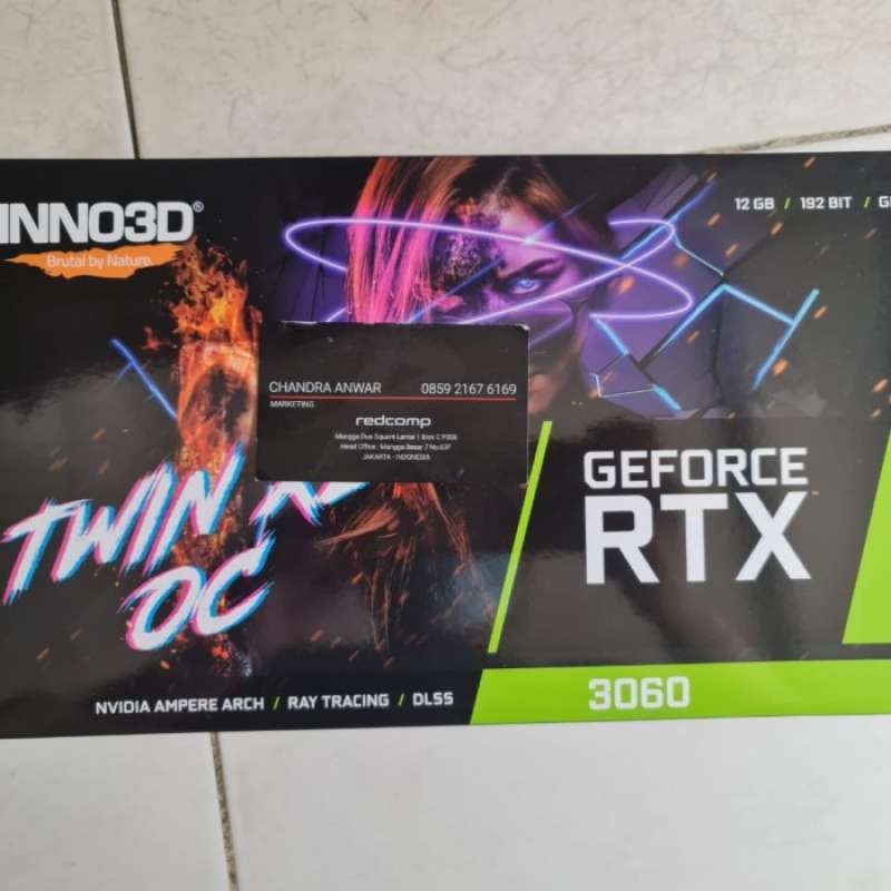 Promo New Vga Geforce Inno3D Rtx 3060 / Rtx3060 Twin X2 Red 12G Terbaru ...