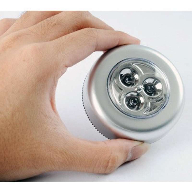 Jual Lampu Tempel Mini Led Multifungsi Stick And Click Lamp Cool White ...