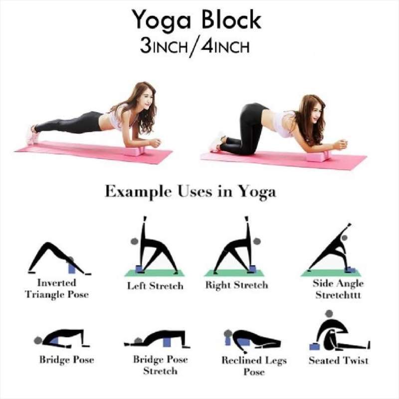 Jual Unistar Yoga Brick Yoga Block Busa Balok Random Di Seller ...
