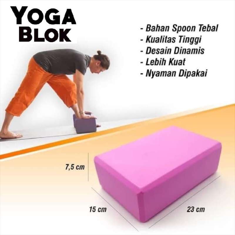 Jual Unistar Yoga Brick Yoga Block Busa Balok Random Di Seller ...