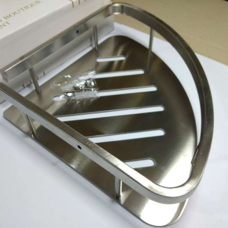 Promo Rak Sabun Sudut/rak Kamar Mandi Stainless Sus304 Diskon 33% Di ...
