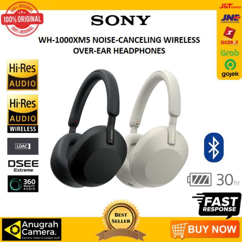 Promo Sony Wh-1000xm5 Noise Canceling Wireless Headphones Wh 1000xm5 ...