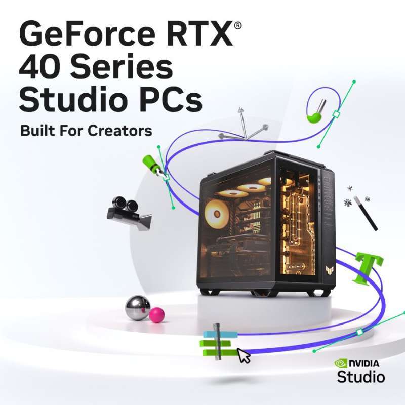 Jual Pc Geforce Rtx Studio Myth Asus Tuf White Geforce Rtx 4060 Di ...