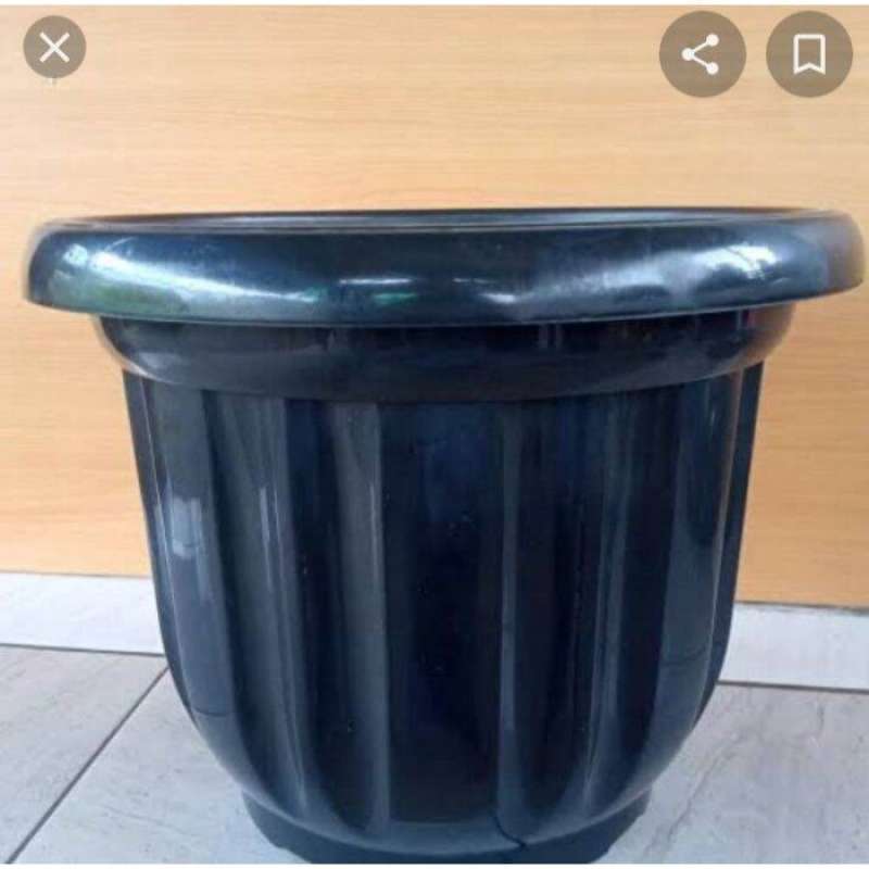 Promo pot hitam eboni ukuran 60 cm/pot tanaman Gloria ukuran 60 cm ...