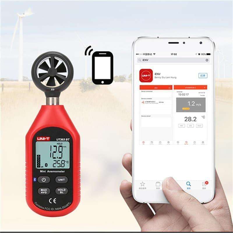 Jual Anemometer UNI-T dengan Bluetooth Support Android dan iOS di ...