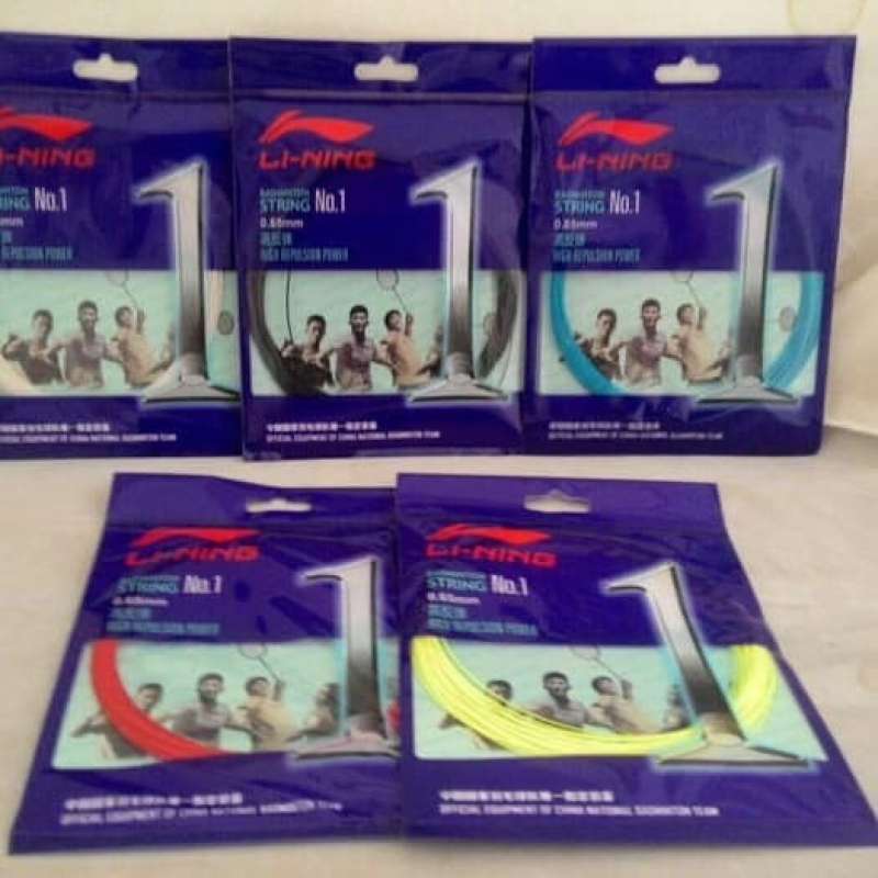 Jual Senar / String Badminton Lining No 1 Original Li Ning - Kuning Di ...