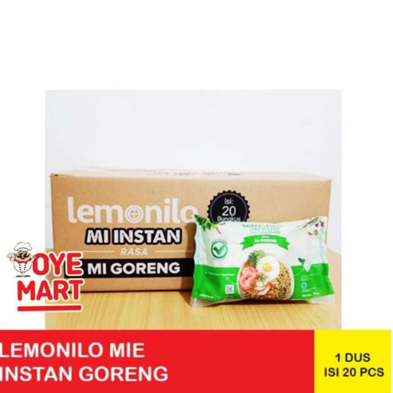Jual Lemonilo Mie Instan Goreng 1 Dus Isi 20 Pcs Di Seller Oye Mart ...
