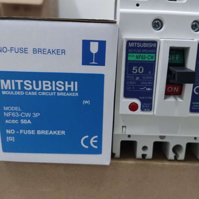 Jual Mccb Nfb Breaker Mitsubishi Nf-63cw Nf63cw Nf63-cw 50a Berkualitas Di Seller Snj Central ...