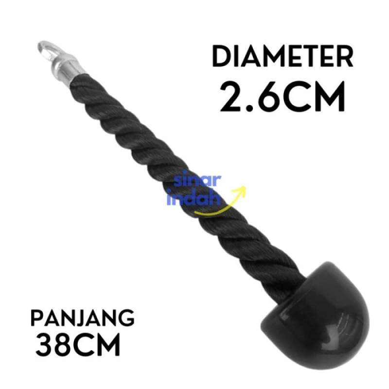 Jual Tricep Rope Premium Tali Pull Rope Triceps Latihan Otot Trisep Gym ...