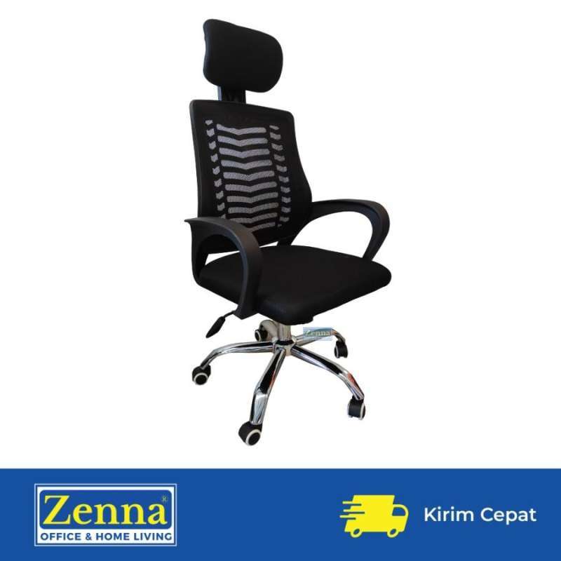 Promo Zenna Kursi Kantor Jaring Head Rest / Kursi Jaring / Kursi ...