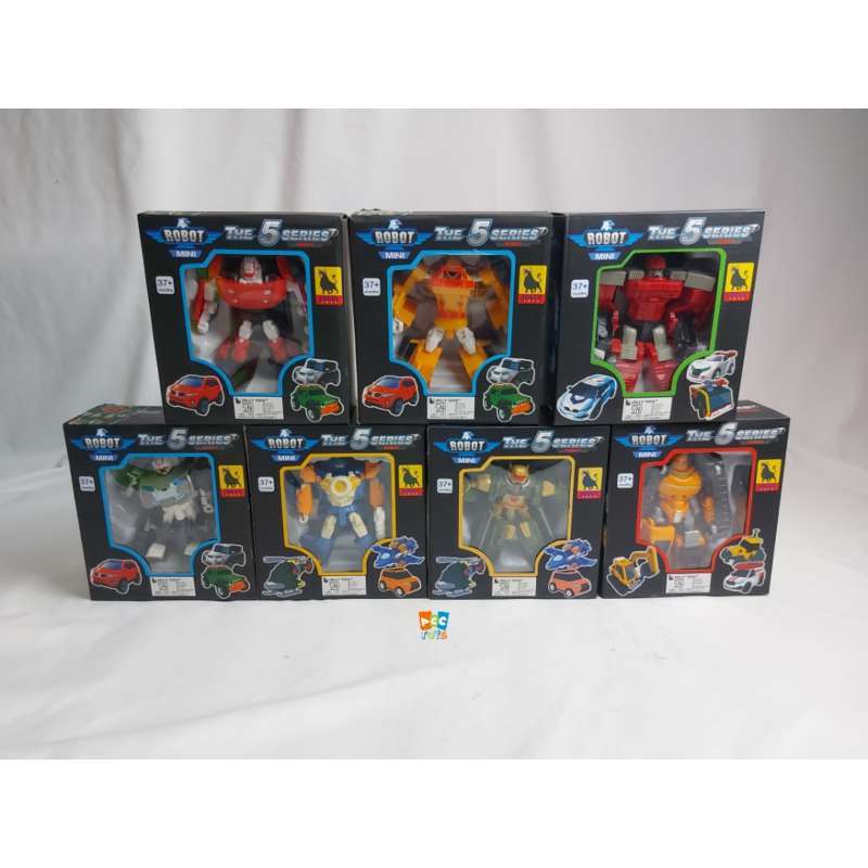 Jual Mainan Tobot Mini The 5 Series Mobil Berubah Jadi Robot ...