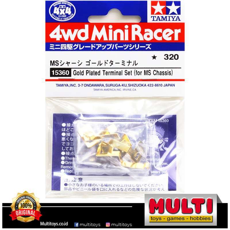 Jual Tamiya 15360 Gold Plated Terminal Set (ms Chassis) 06348 Di Seller ...
