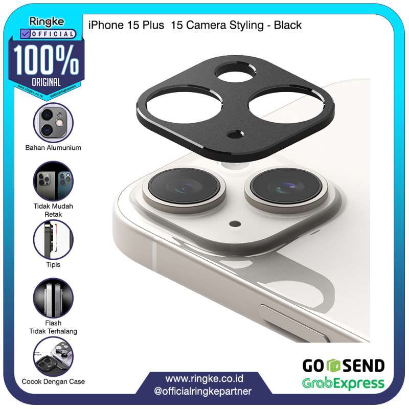 Promo Ringke iPhone 15 Pro Max Plus Camera Tempered Glass Lens Frame ...