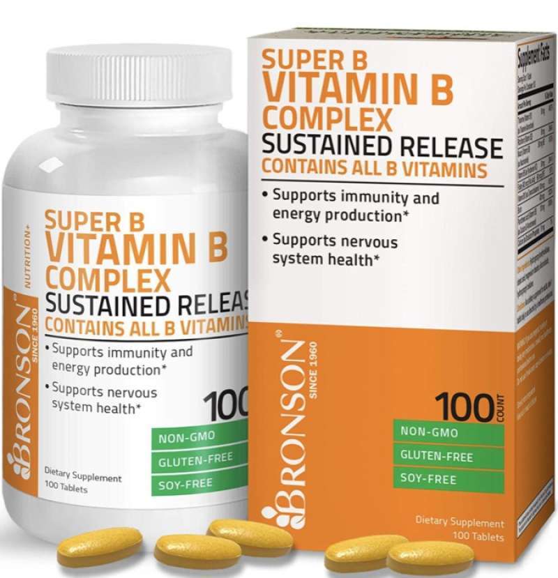Promo Bronson Vitamin B Complex Super Sustained Release Vitamin -100 ...