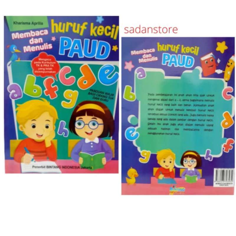 Promo Buku Anak - Membaca dan menulis huruf kecil PAUD Diskon 23% di ...