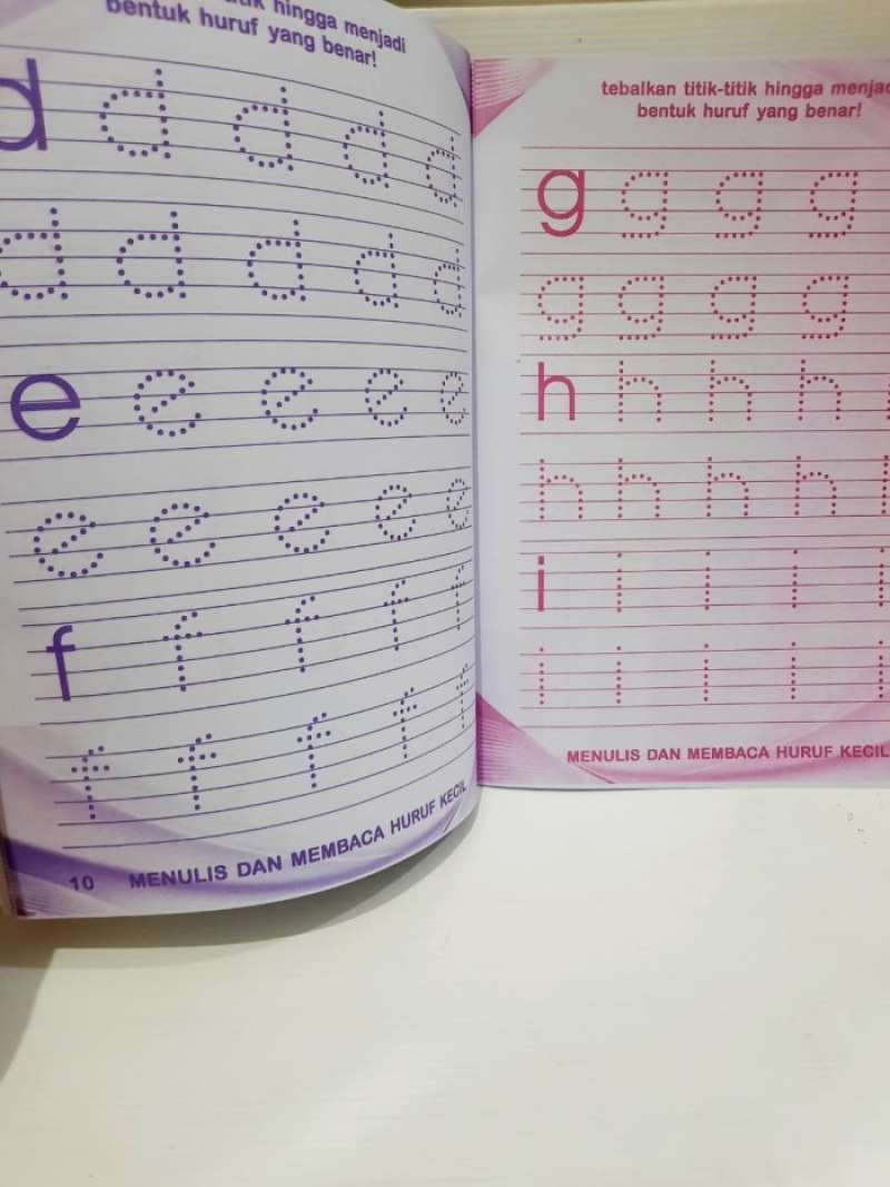 Promo Buku Anak - Membaca dan menulis huruf kecil PAUD Diskon 23% di ...