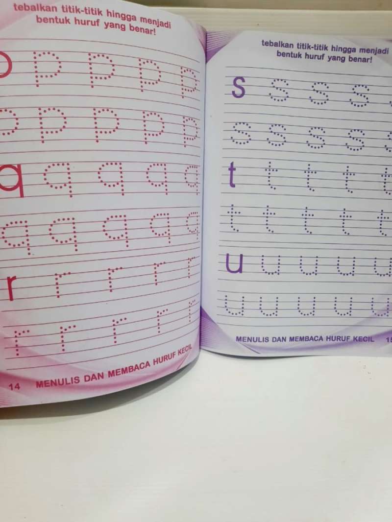 Promo Buku Anak - Membaca dan menulis huruf kecil PAUD Diskon 23% di ...
