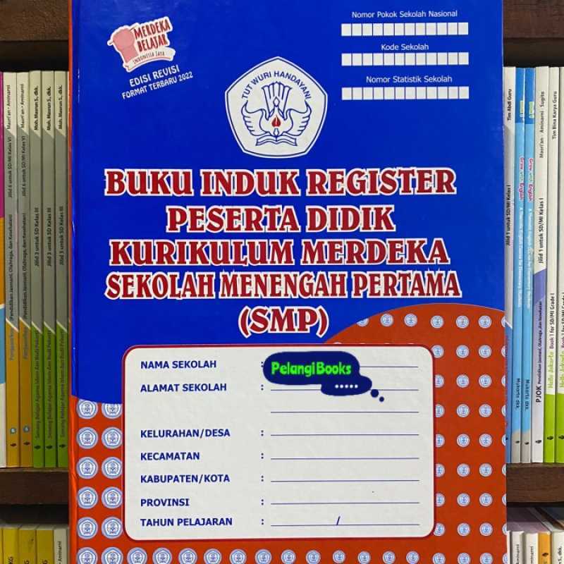 Promo BUKU INDUK REGISTER PESERTA DIDIK KURIKULUM MERDEKA SD SMP SMA ...