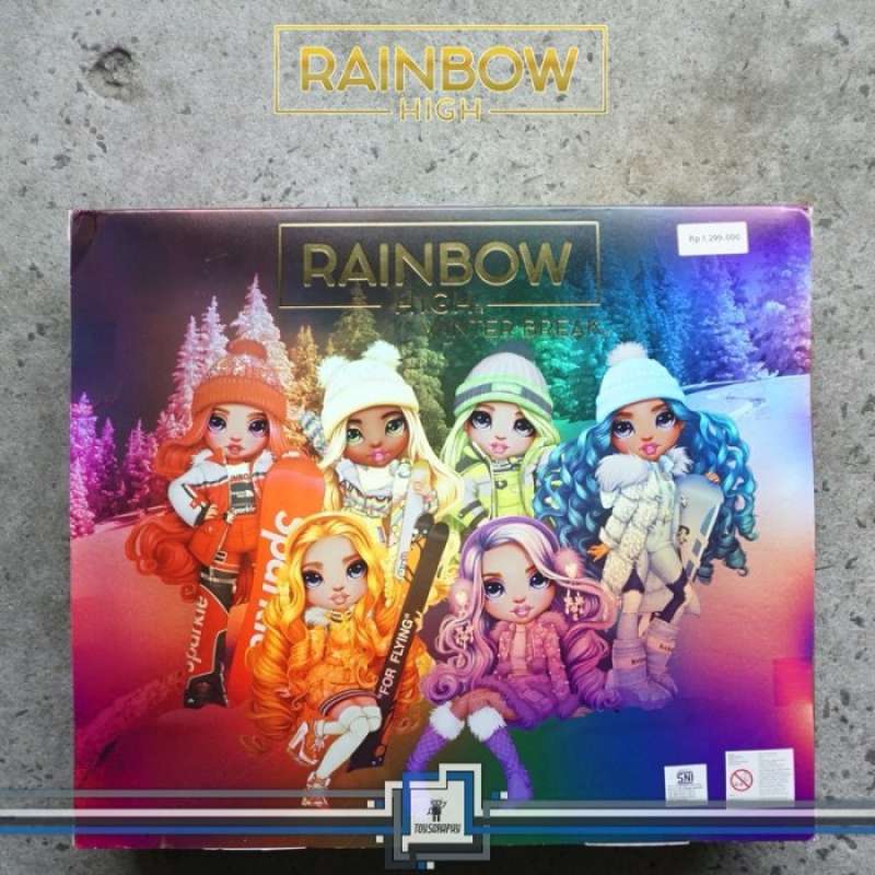 Jual Rainbow High Winter Break Jade Hunter Fashion Doll With Snowboard ...