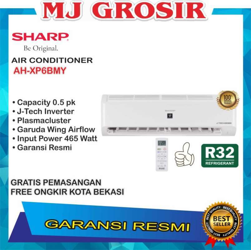 Jual AC SHARP AH-XP 6 BMY 0.5PK + PASANG PLASMA CLUSTER di Seller MJ GROSIR Official Store ...