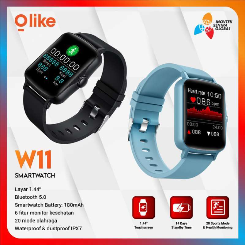 Promo Olike W11 Smartwatch With Health Monitor Multi Sport Mode Diskon ...