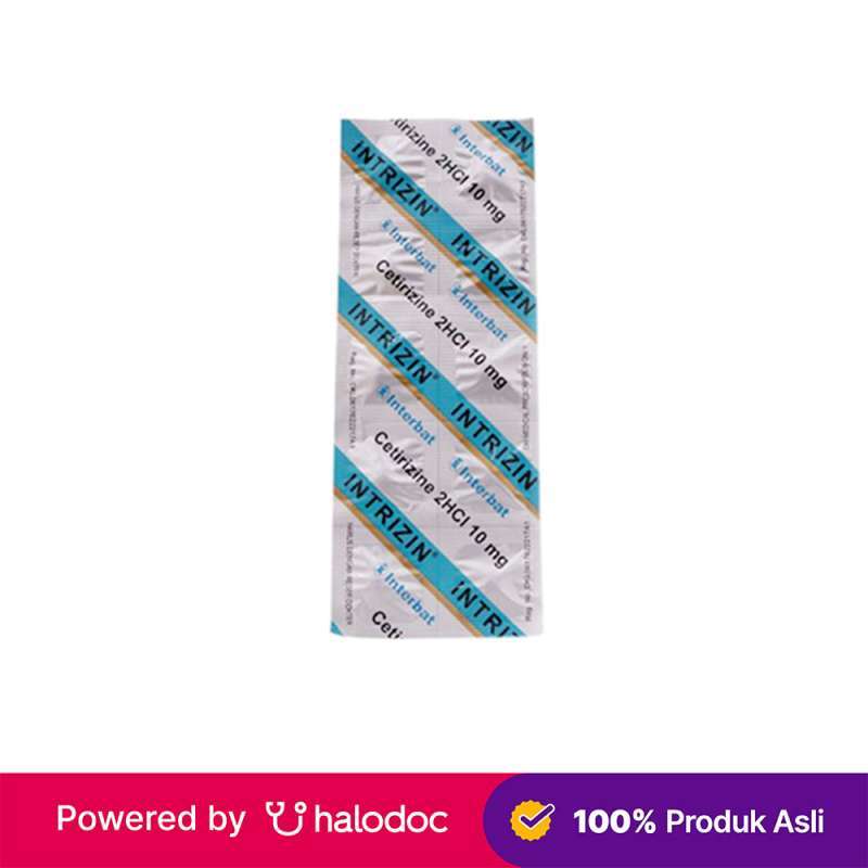 Jual Intrizin 10 Mg 10 Tablet Di Seller Apotek Halomedika Bungur Malang ...