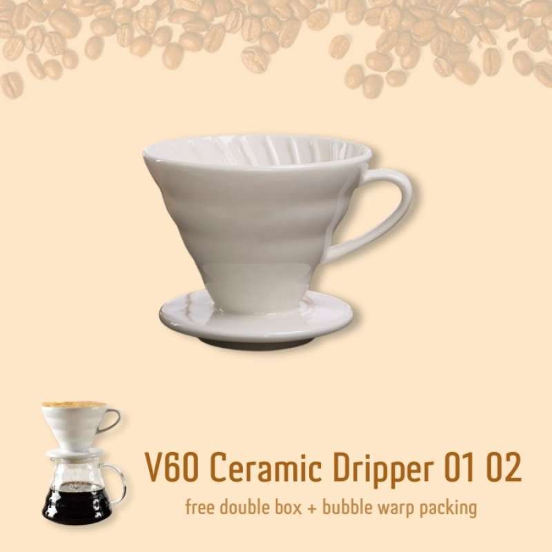 Promo Coffee Ceramic Dripper Filter - Alat seduh kopi manual V60 ...