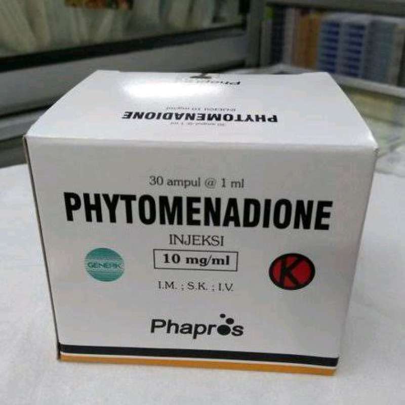 Vitamin K Injeksi 10 Mg Lengkap Harga Terbaru Mei 2024 | Blibli