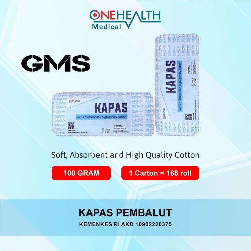 Jual Kapas Pembalut 100 gram Onehealth di Seller General Medical ...