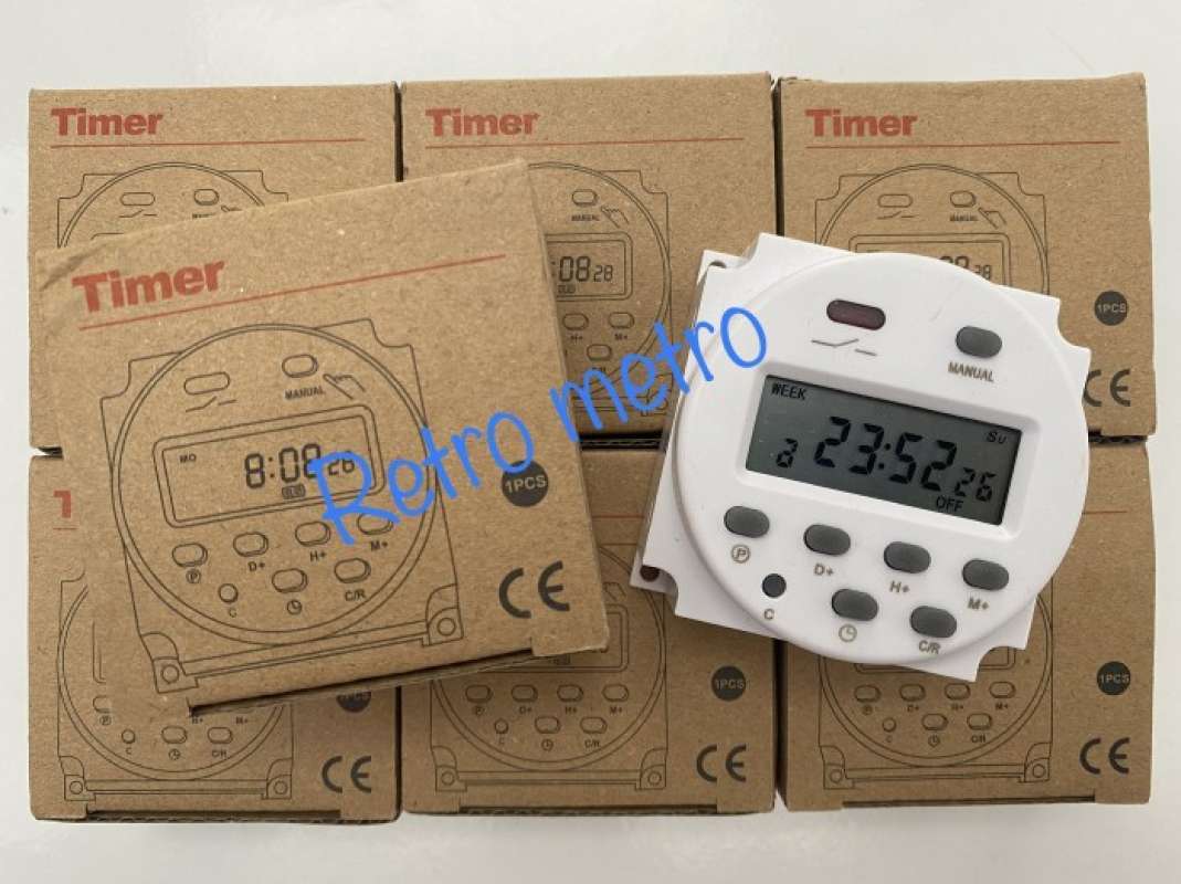 Promo Timer Digital Listrik Ac 220v 16a Saklar Otomatis Timer Ampli ...