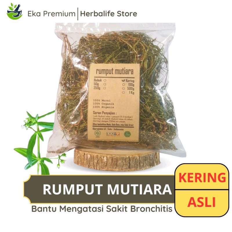 Promo Rumput Mutiara Kering Ramuan Rempah Herbal Asli Jamu Minuman ...