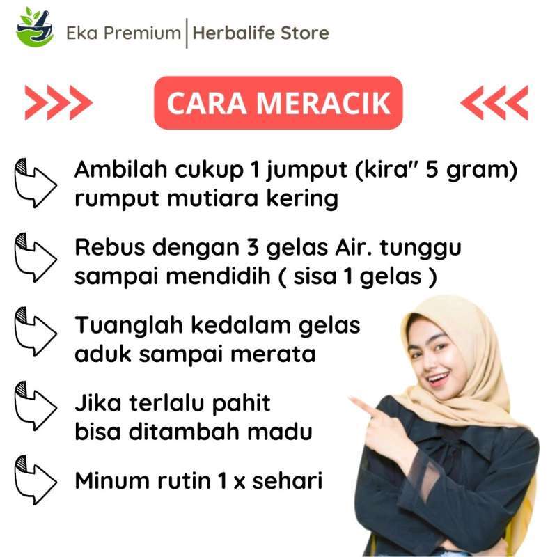 Promo Rumput Mutiara Kering Ramuan Rempah Herbal Asli Jamu Minuman ...