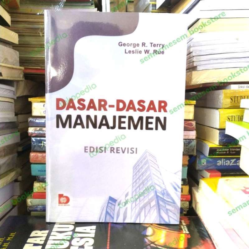 Promo dasar dasar manajemen edisi revisi by George r terry Diskon 23% di Seller Faika ...