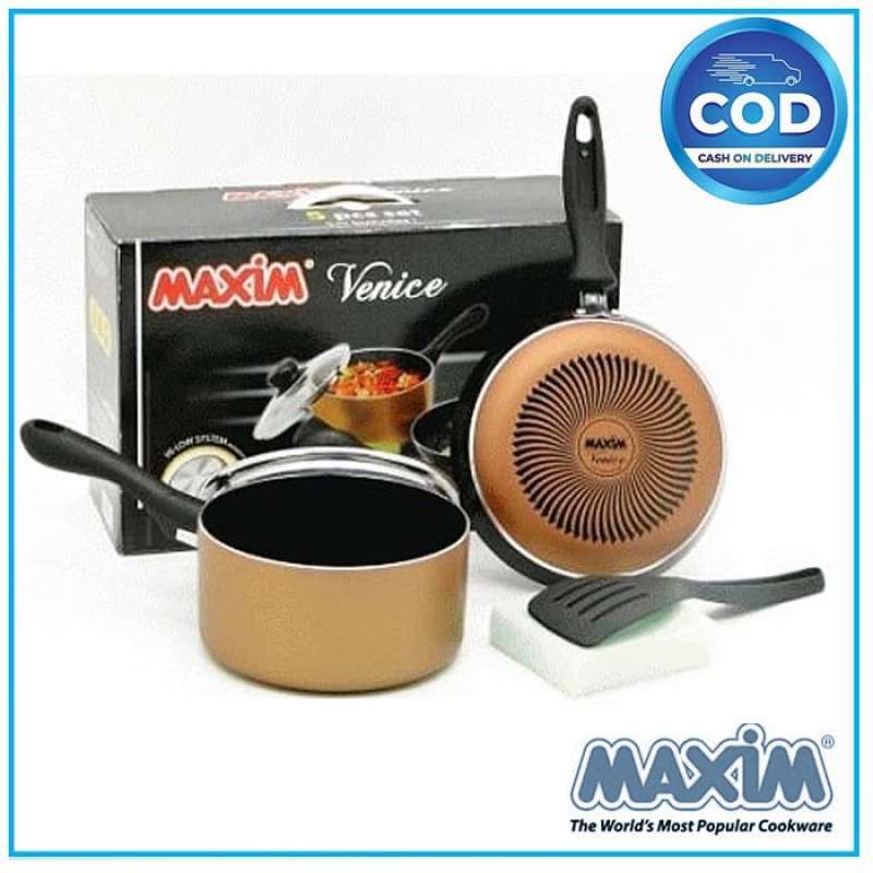 Jual Panci Set Teflon Maxim New Halania Set 7 Piece Set Di Seller ...